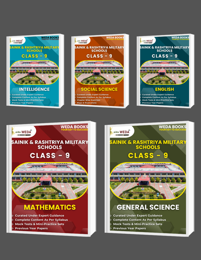 Sainik School & RMS Class 9: All-In-One Set - WEDA Books